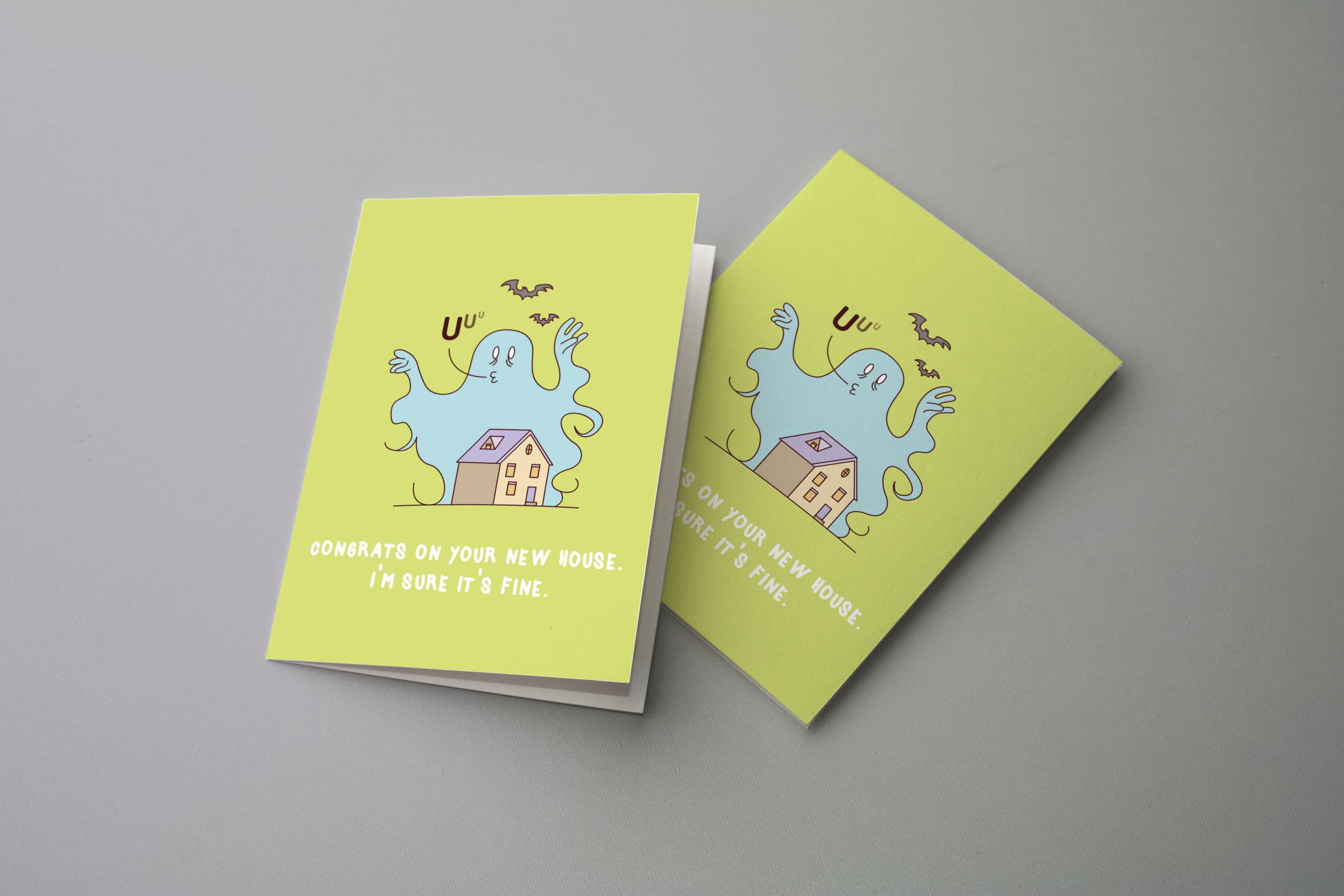 Haunted House card - Leah Scott